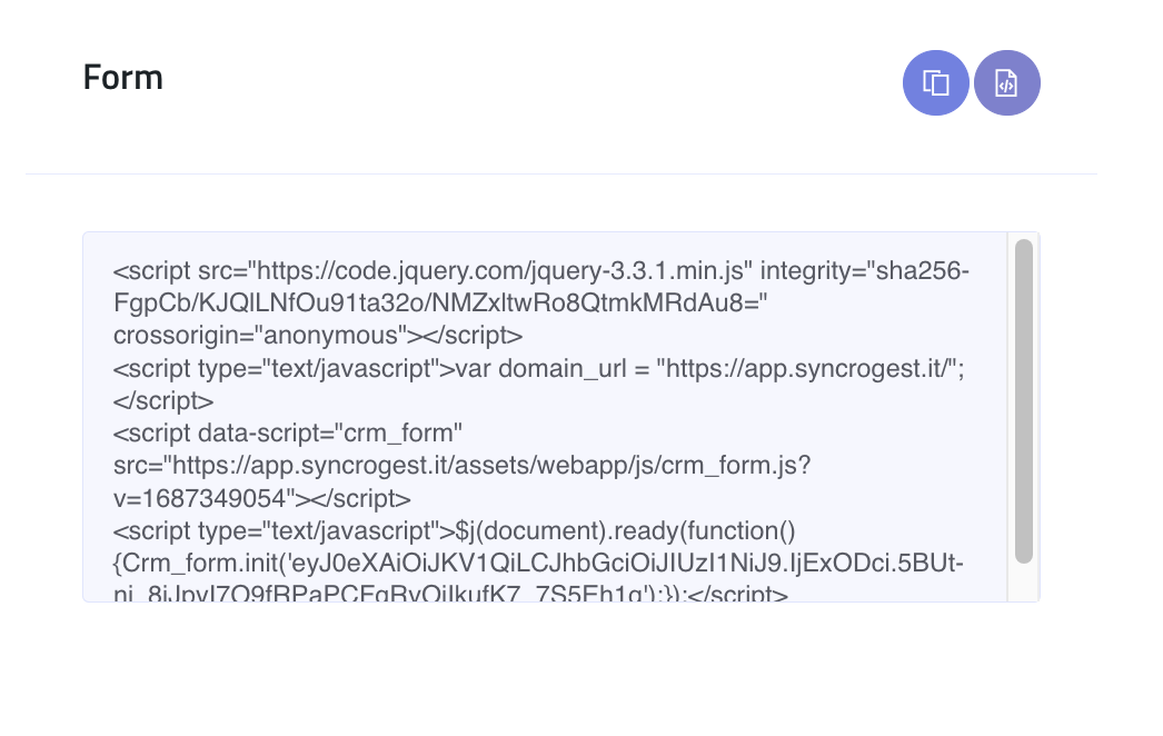 Come creare il Form CRM nel tuo sito - Syncrogest
